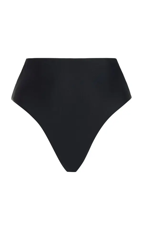 Asceno Deia High Waisted Bikini Bottom - Black