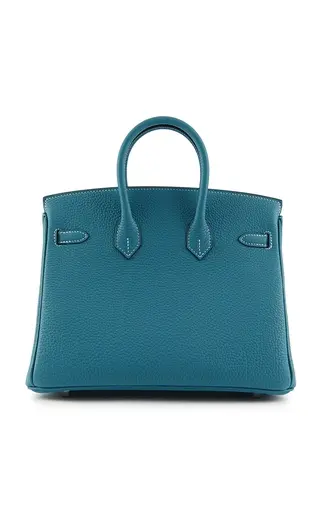 Hermès Pristine Birkin 25 In Togo Leather With Palladium Hardware Only