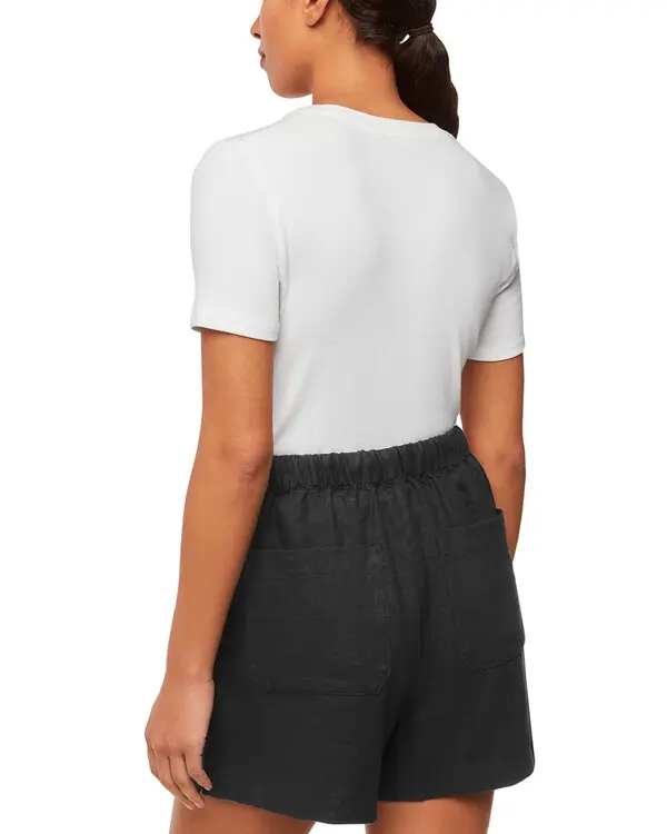 Whistles Linen Elasticized Shorts