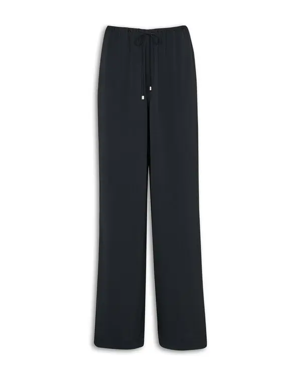 Whistles Clara Wide Leg Trousers - Black