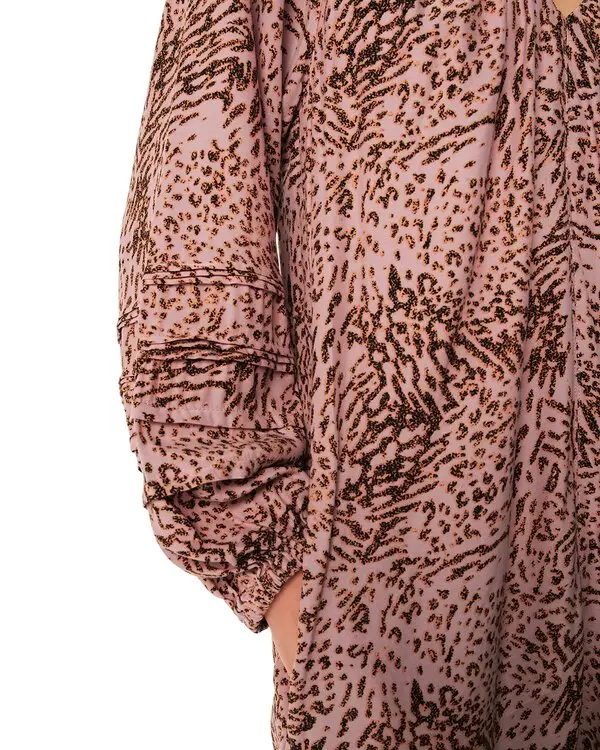 Whistles Animal Swirl Cocoon Dress