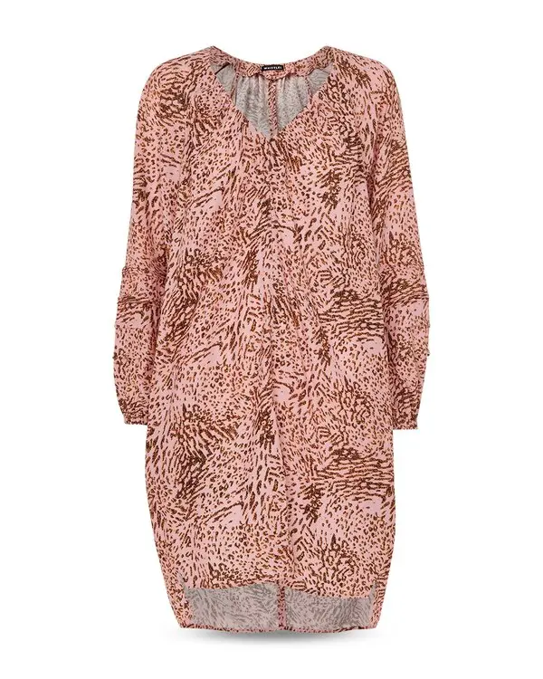 Whistles Animal Swirl Cocoon Dress