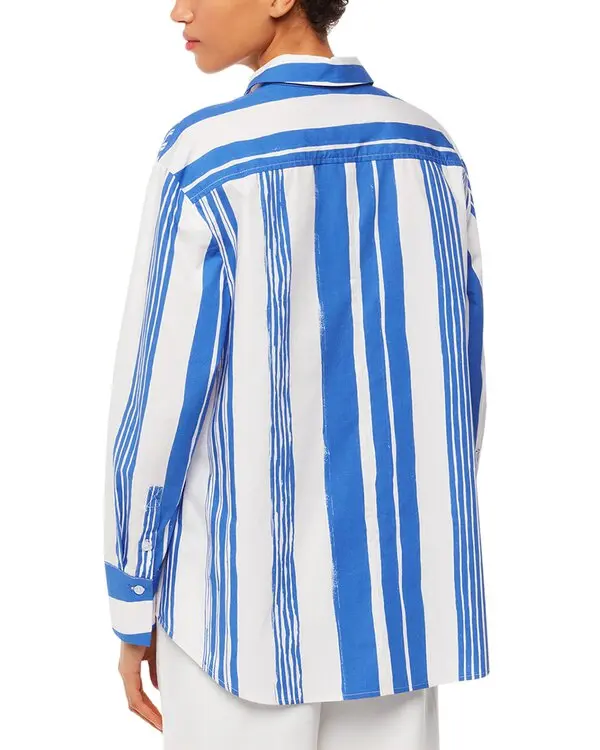 Whistles Painted Stripe Oversized Shirt