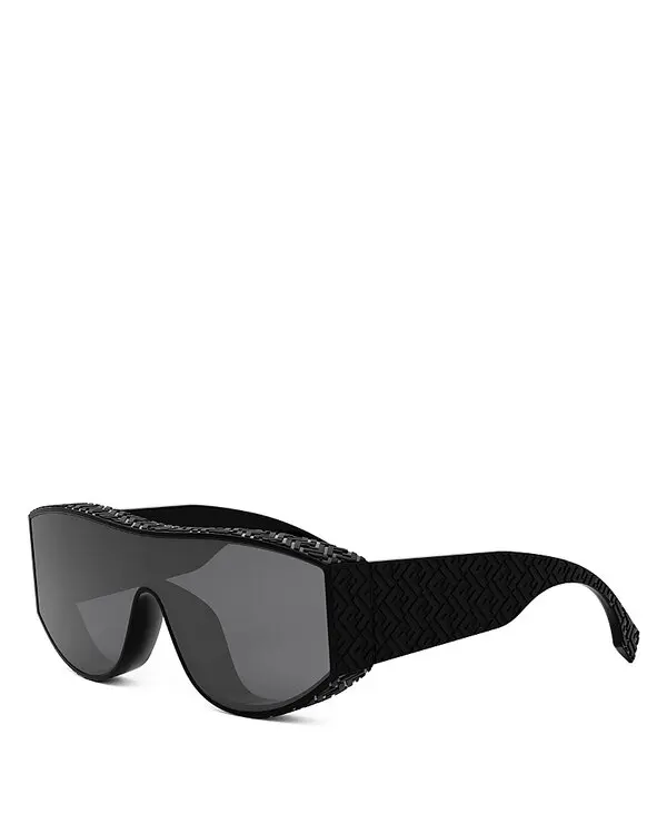 Fendi Lab Mask Sunglasses - Black/gray Solid
