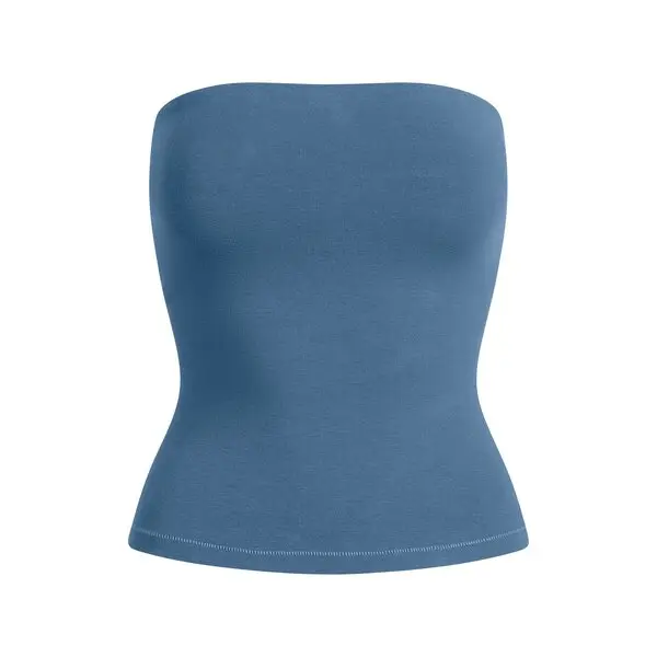 SKIMS Cotton Jersey Tube Top - Harbor