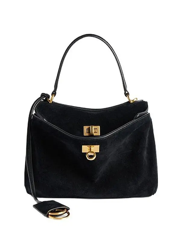 Balenciaga Mini Rodeo Handbag - Black/gold