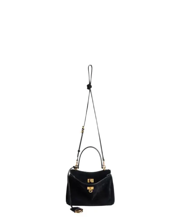 Balenciaga Mini Rodeo Handbag - Black/gold