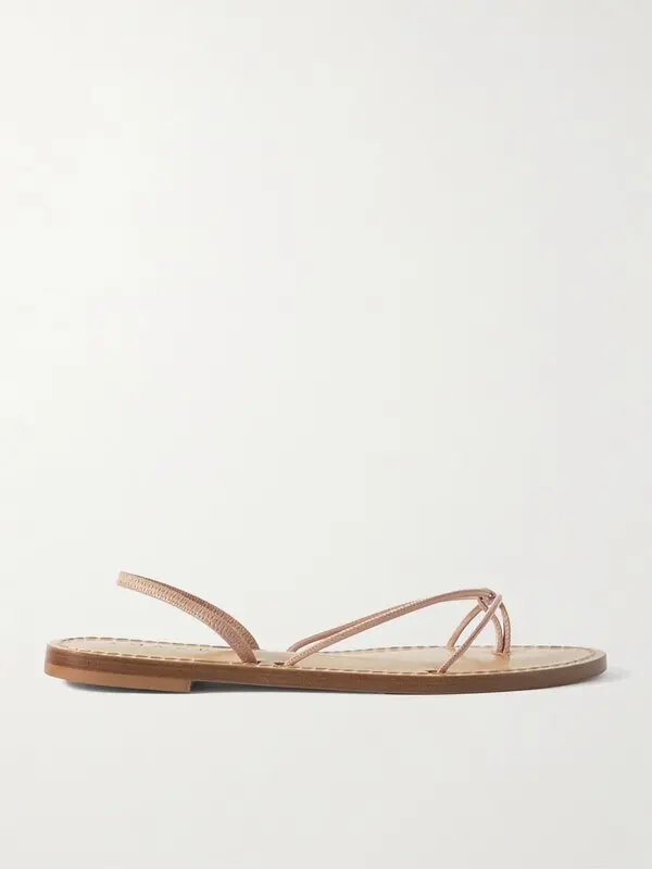 AMANU Mombasa Leather Sandals - Brown