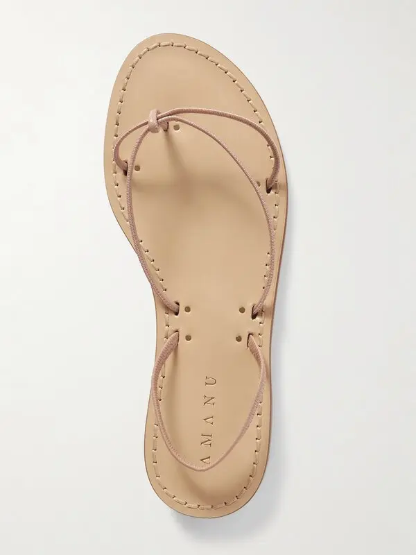 AMANU Mombasa Leather Sandals - Brown