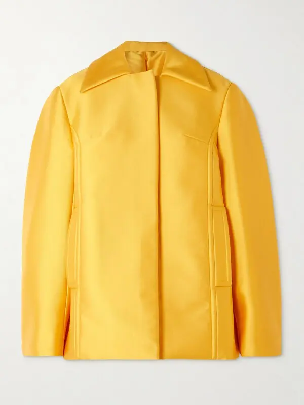 Carven Oversized Satin-twill Jacket