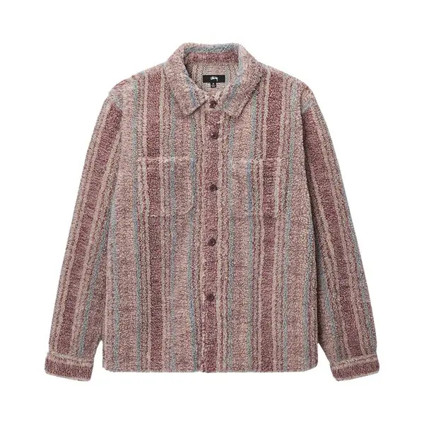 StÜssy Stripe Sherpa Shirt