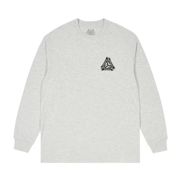 PALACE Tribal Tri Long Sleeve - Grey