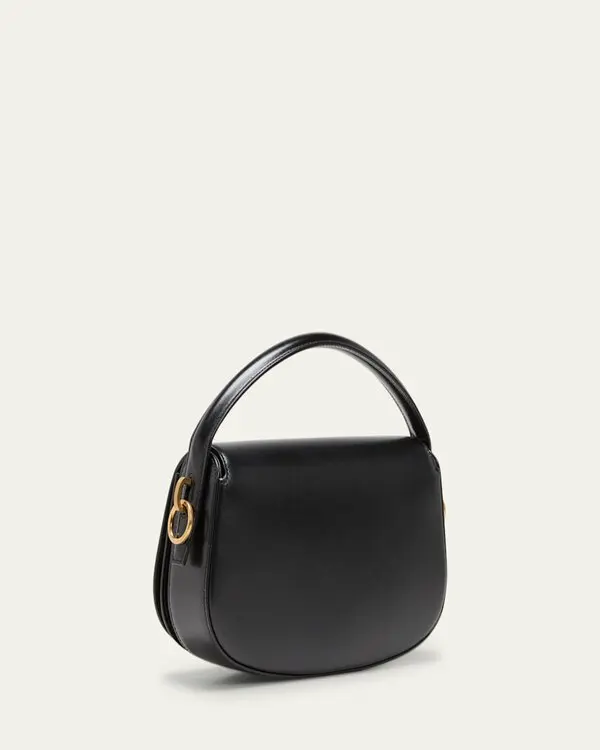 Saint Laurent Flap Crossbody Bag - Dark Currant