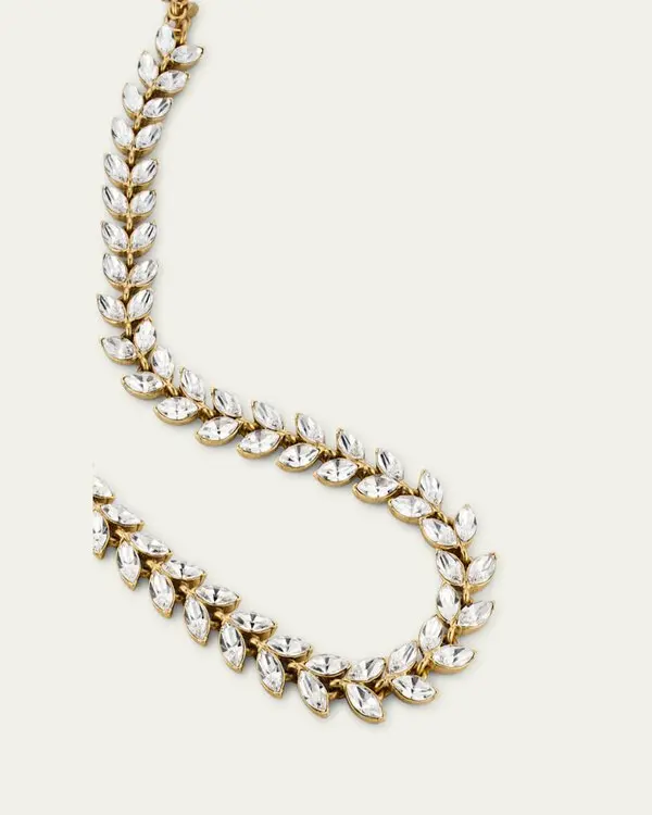Oscar De La Renta Leaf Necklace