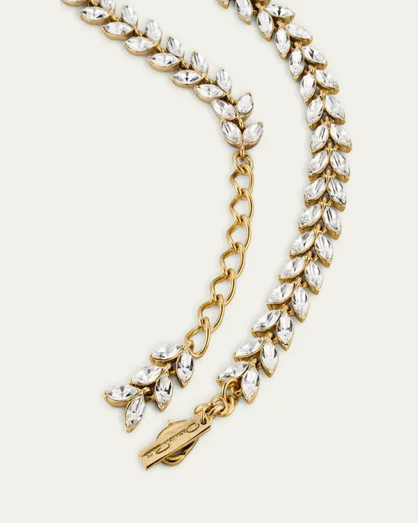 Oscar De La Renta Leaf Necklace