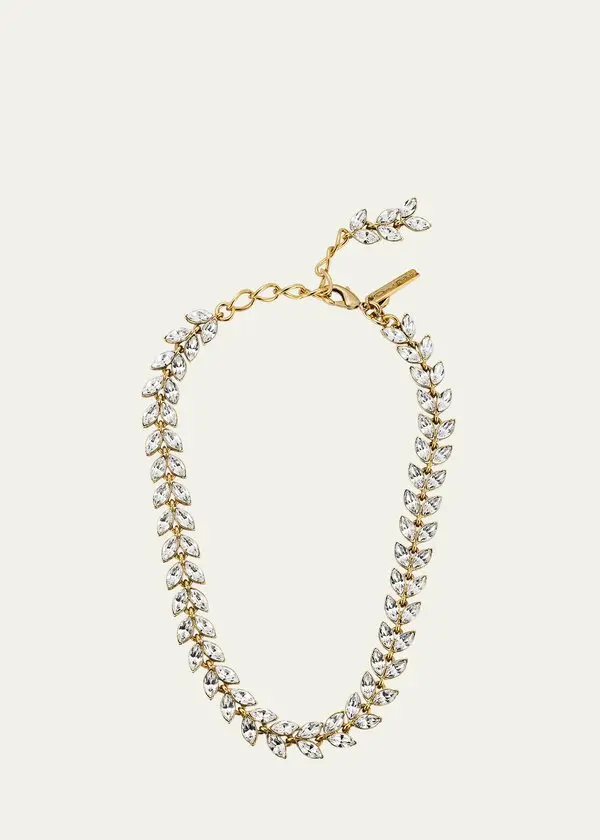Oscar De La Renta Leaf Necklace