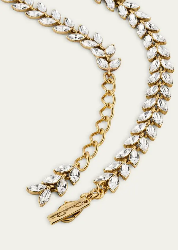 Oscar De La Renta Leaf Necklace
