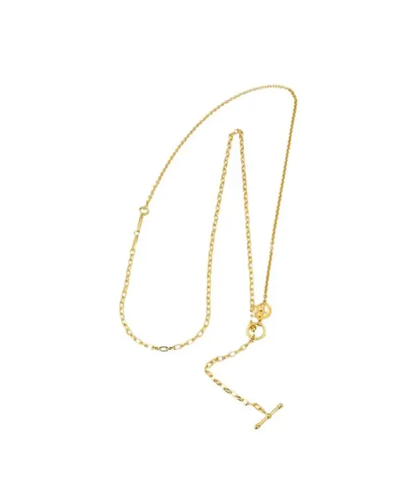 BEN-AMUN Arielle Lariat Necklace - Gold