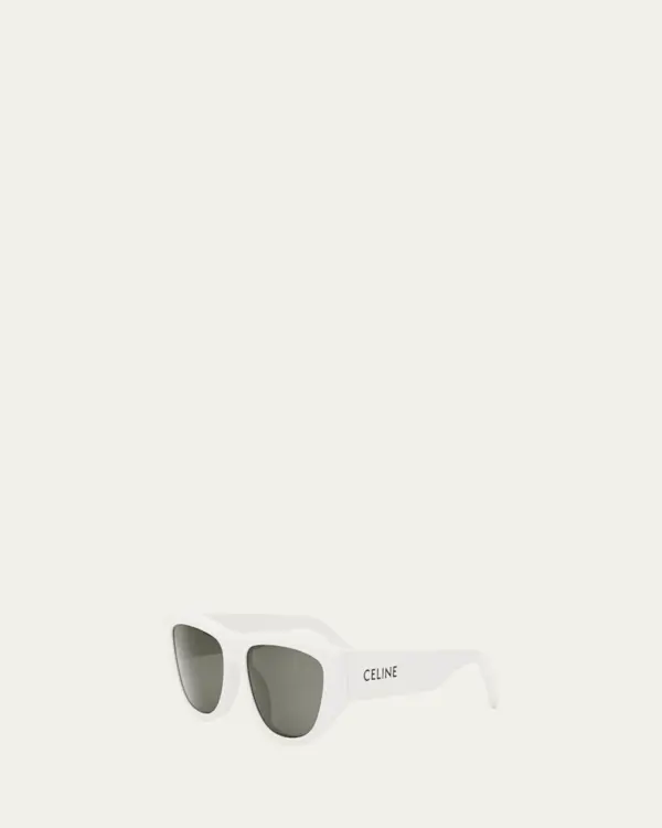 Celine Monochroms Cat-eye Sunglasses - Ivory  Smoke