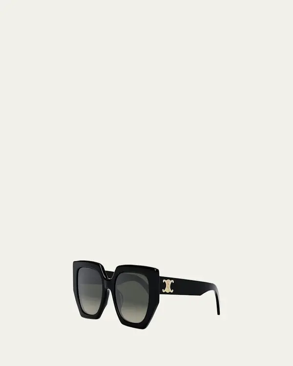Celine Triomphe Acetate Butterfly Sunglasses