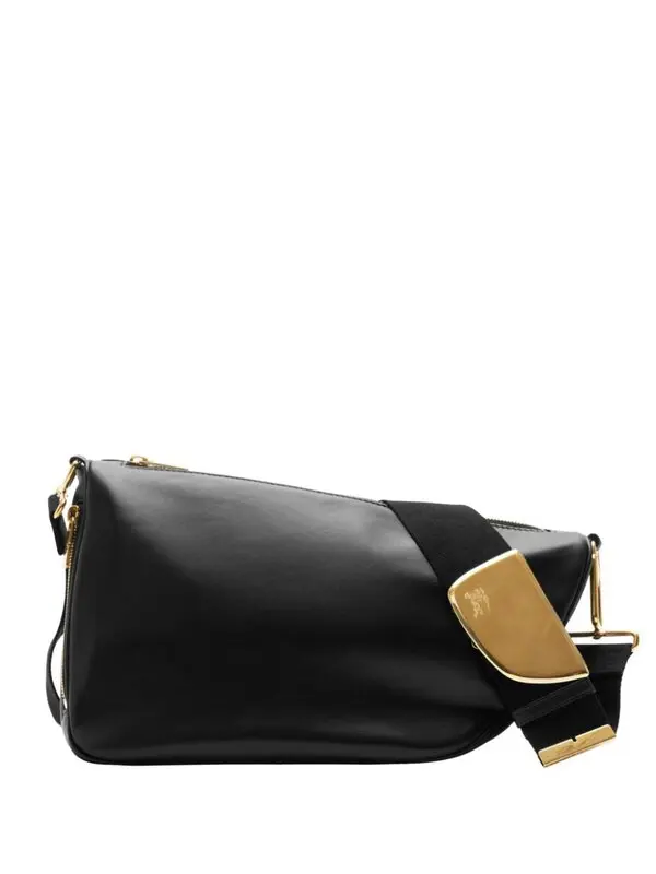 Burberry Medium Shield Leather Messenger Bag