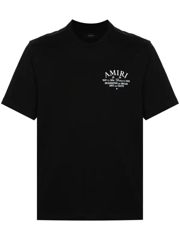 Amiri Arts District Logo-print Cotton T-shirt - Black