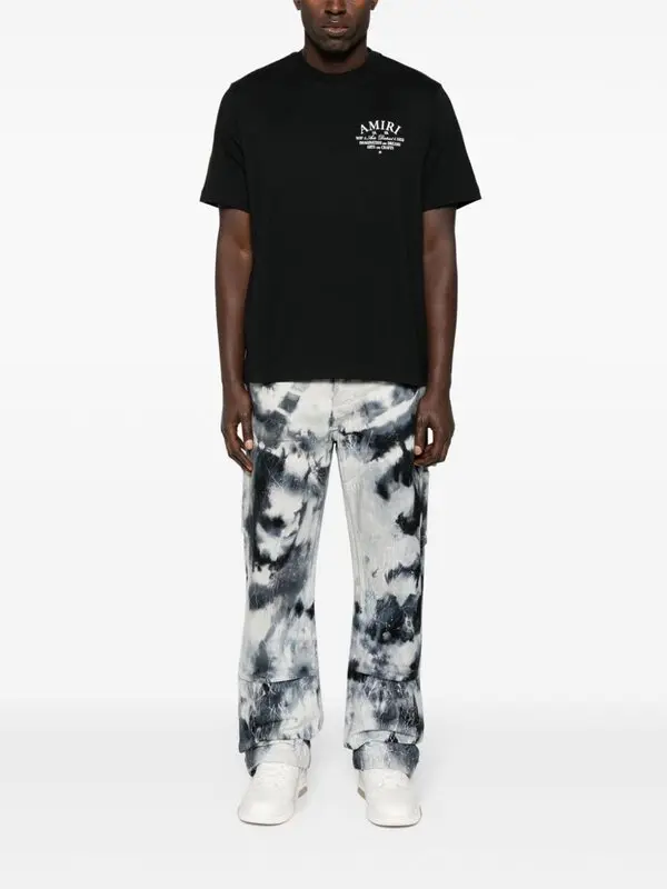 Amiri Arts District Logo-print Cotton T-shirt - Black