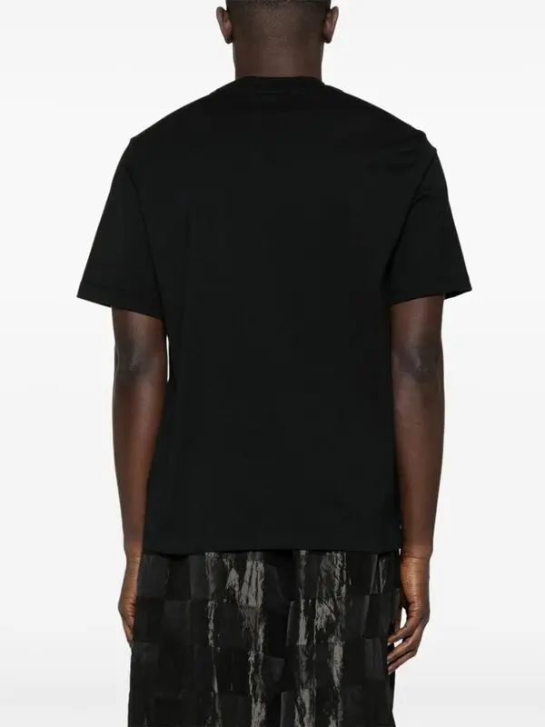 Amiri Rubberised-logo T-shirt - Black