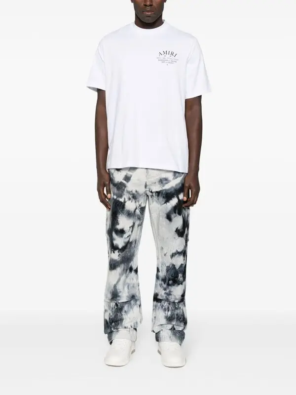 Amiri Logo-print Cotton T-shirt - White
