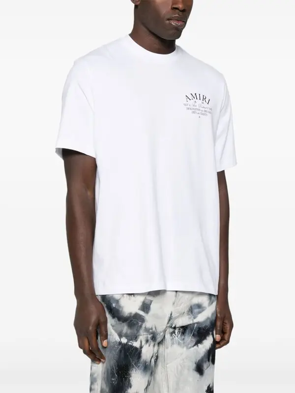 Amiri Logo-print Cotton T-shirt - White