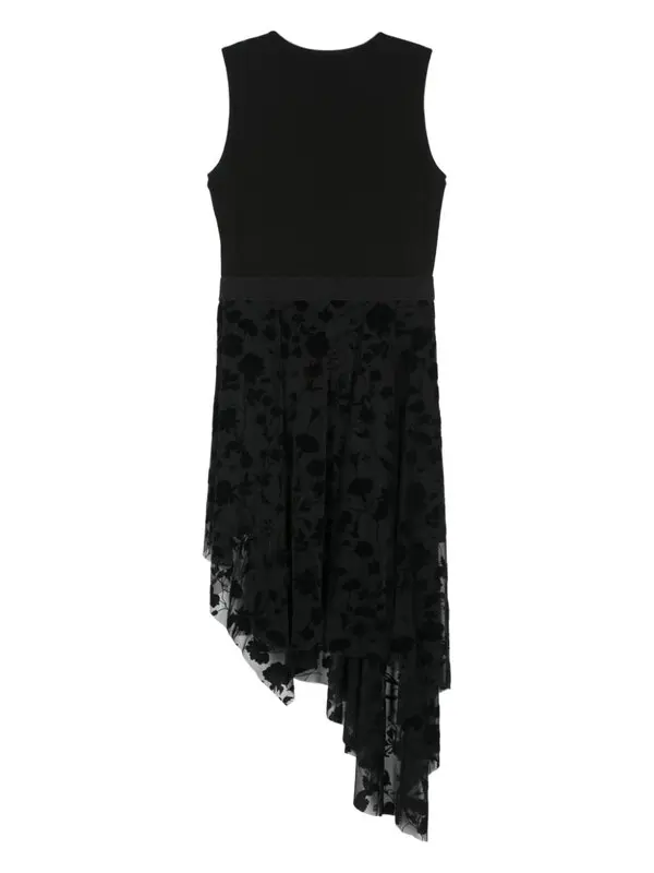 Givenchy Ribbed-knit Asymmetric Dress
