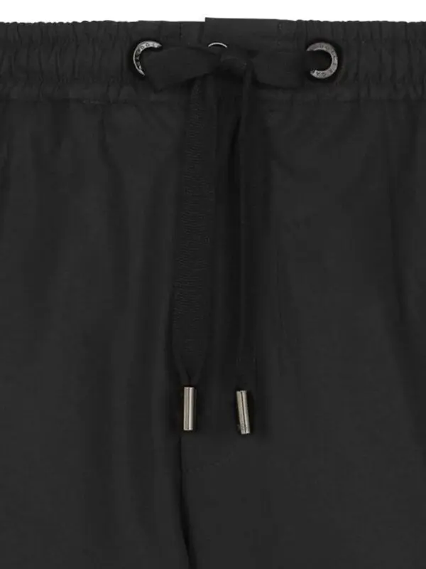 Dolce & Gabbana Drawstring-waist Cotton Track Pants - Black
