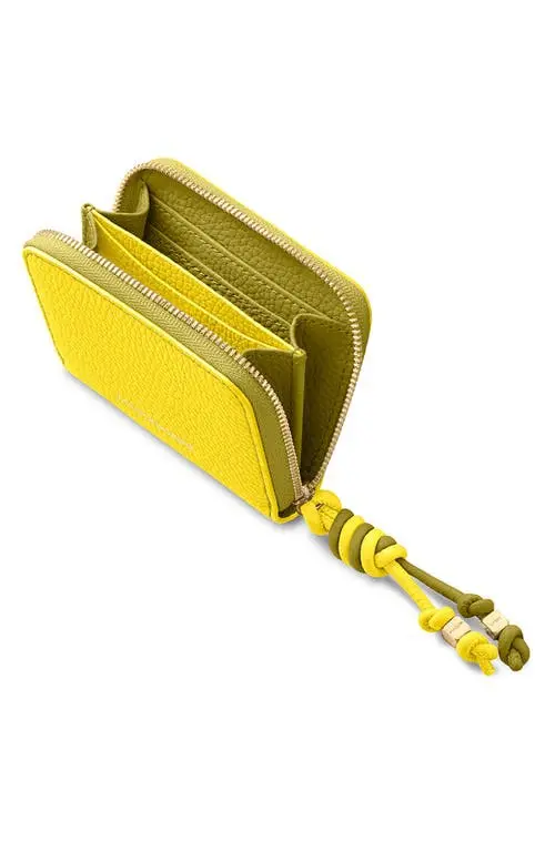 MAISON DE SABRE Small Leather Zipped Wallet - Daisy Martini