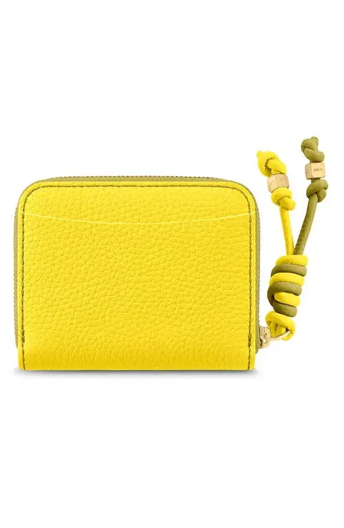 MAISON DE SABRE Small Leather Zipped Wallet - Daisy Martini