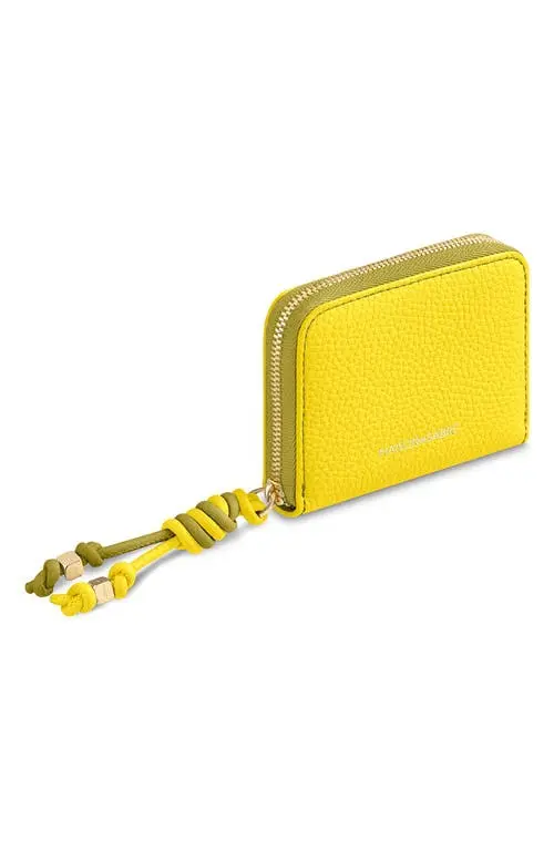 MAISON DE SABRE Small Leather Zipped Wallet - Daisy Martini