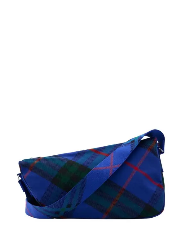 Burberry Shield Tartan-check Shoulder Bag