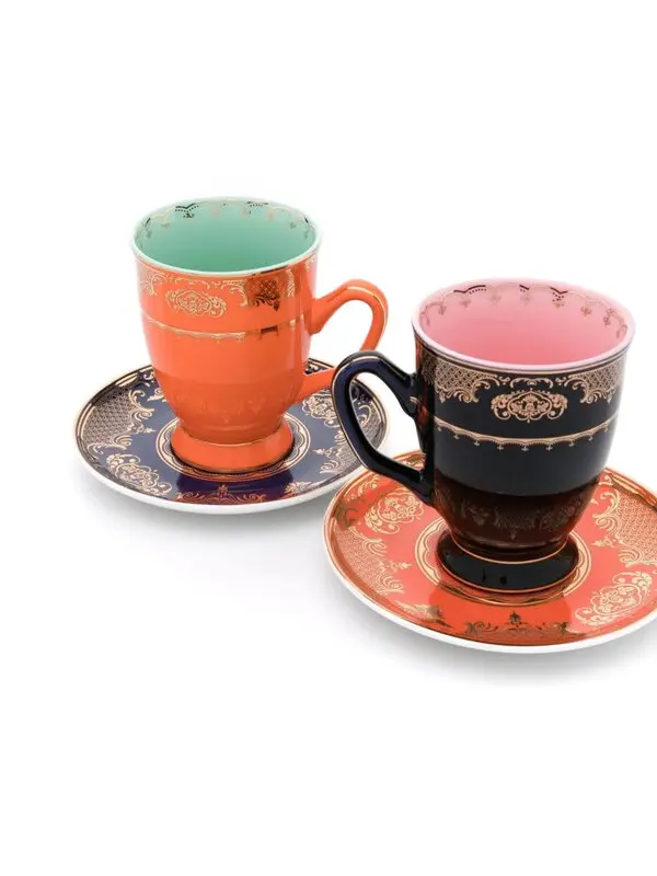 POLSPOTTEN Grandpa Porcelain Teacups