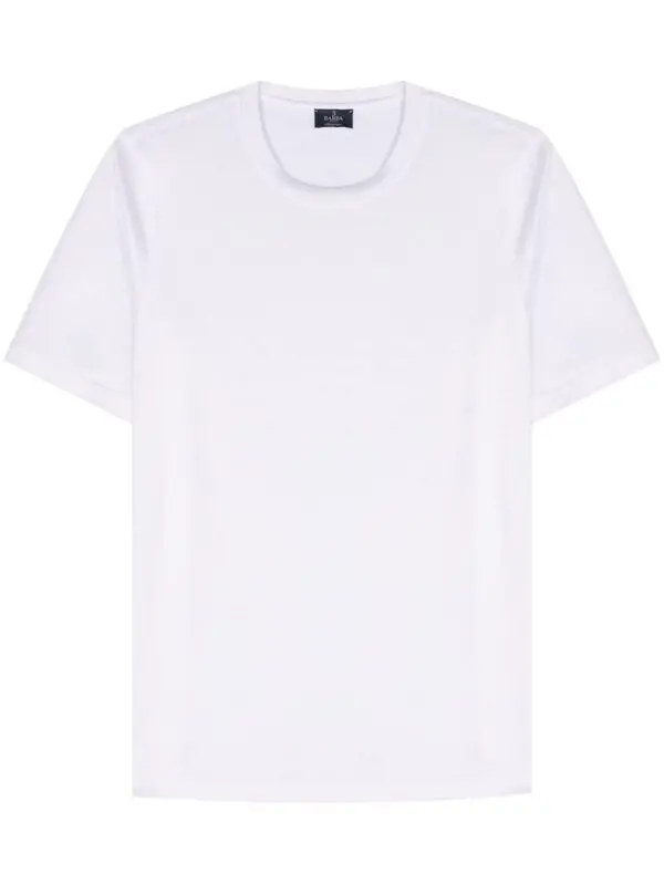 BARBA NAPOLI Short-sleeve Cotton T-shirt - White