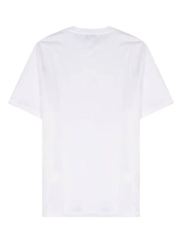 BARBA NAPOLI Short-sleeve Cotton T-shirt - White