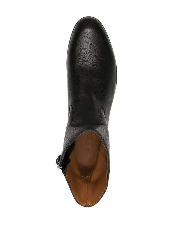 BUTTERO® Floyd Leather Ankle Boots - Black