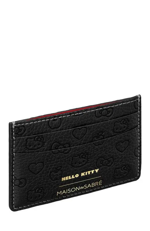 MAISON DE SABRE Leather Card Holder - Hello Kitty
