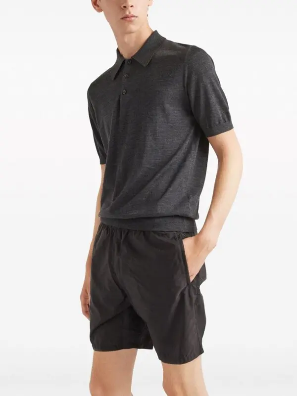 Prada Re-nylon Swim Trunks - Black