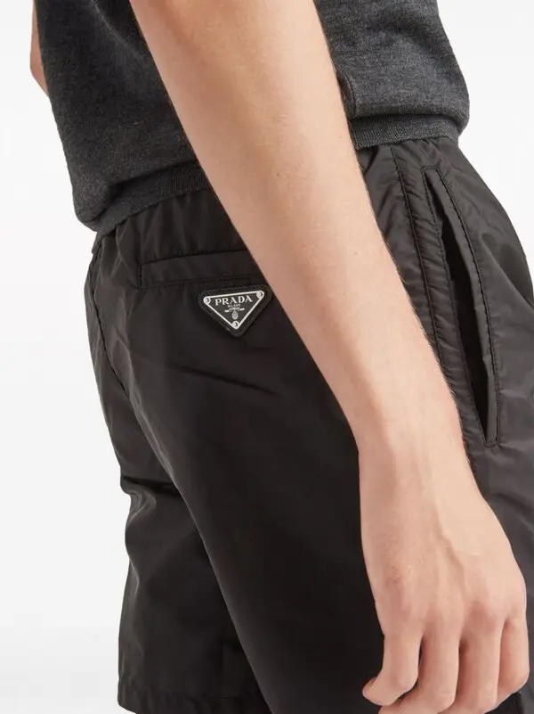 Prada Re-nylon Swim Trunks - Black