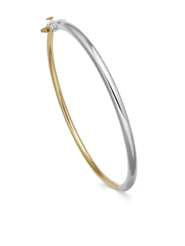 Astley Clarke 18kt Recycled Vermeil And Sterling Silver Aurora Bangle Bracelet