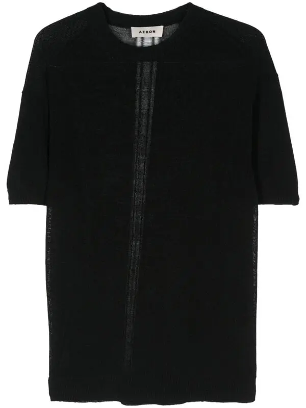 AERON Pliny Semi-sheer Knitted T-shirt