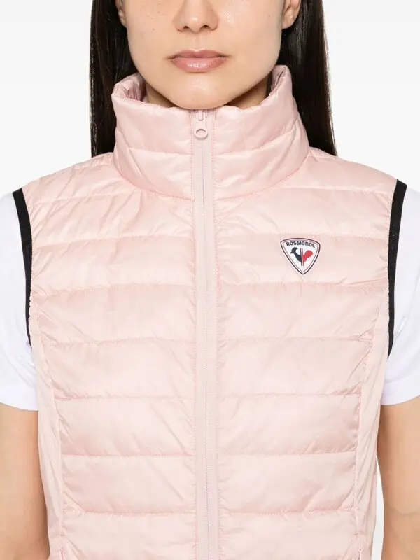 Rossignol Logo-patch Ripstop Gilet - Pink