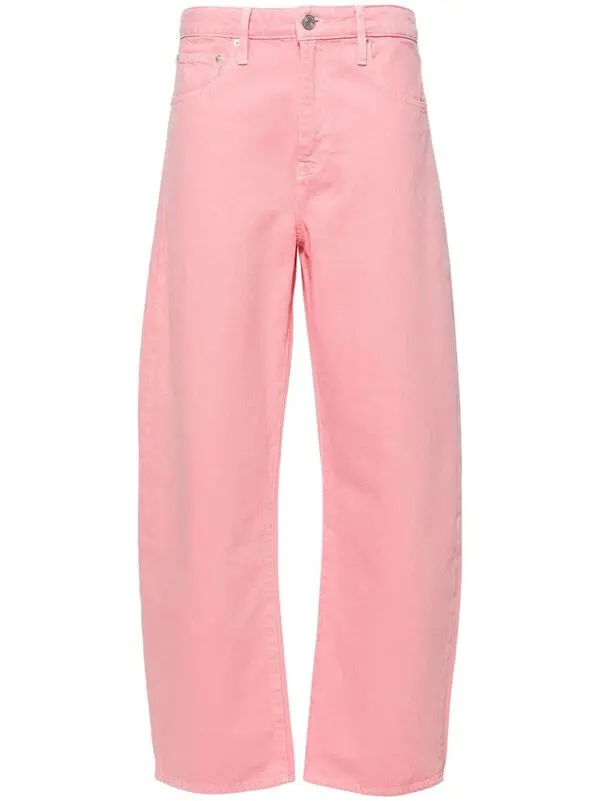 FRAME Long Barrel Jeans In Bubblegum