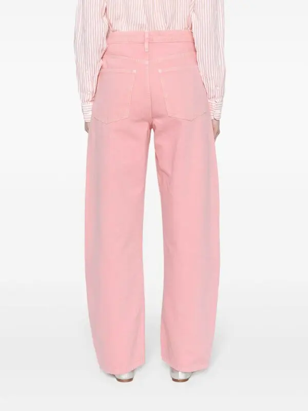 FRAME Long Barrel Jeans In Bubblegum
