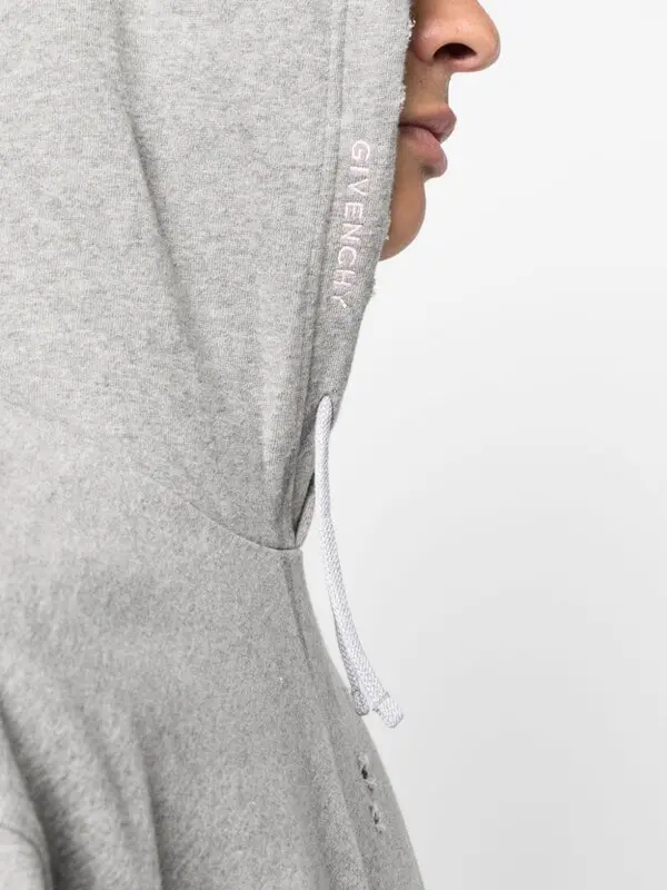 Givenchy Logo Embroidered Cotton Hoodie