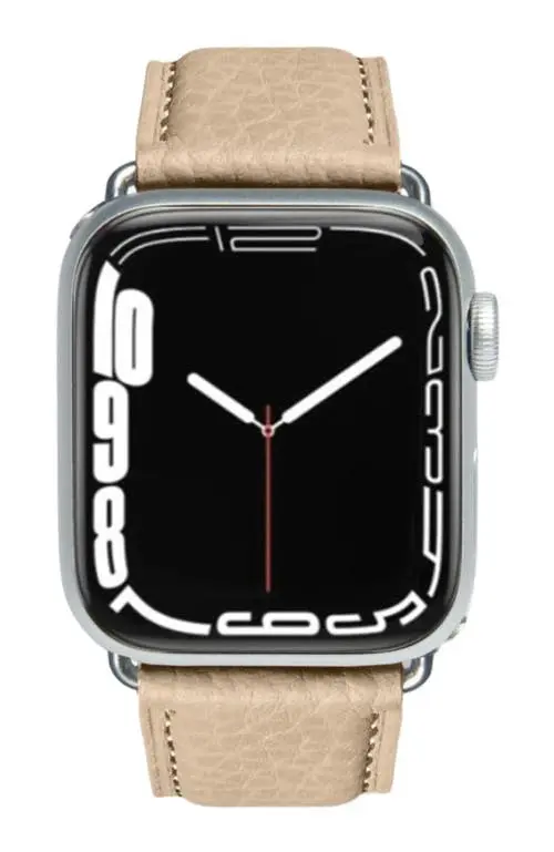 MAISON DE SABRE Leather Apple Watch Band - Saharan Nude